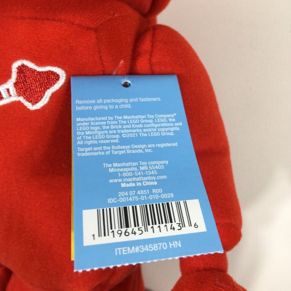 Lego | Toys | Lego Collection X Target Astronaut Plush 2 Red | Poshmark